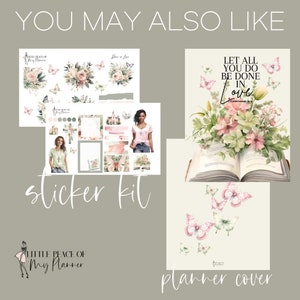 Simply Blessed Faith Planner Dashboard Bible Verse Divider for Happy ...