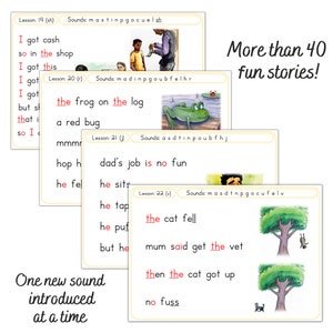 Printable Decodable Stories for Kids - Etsy
