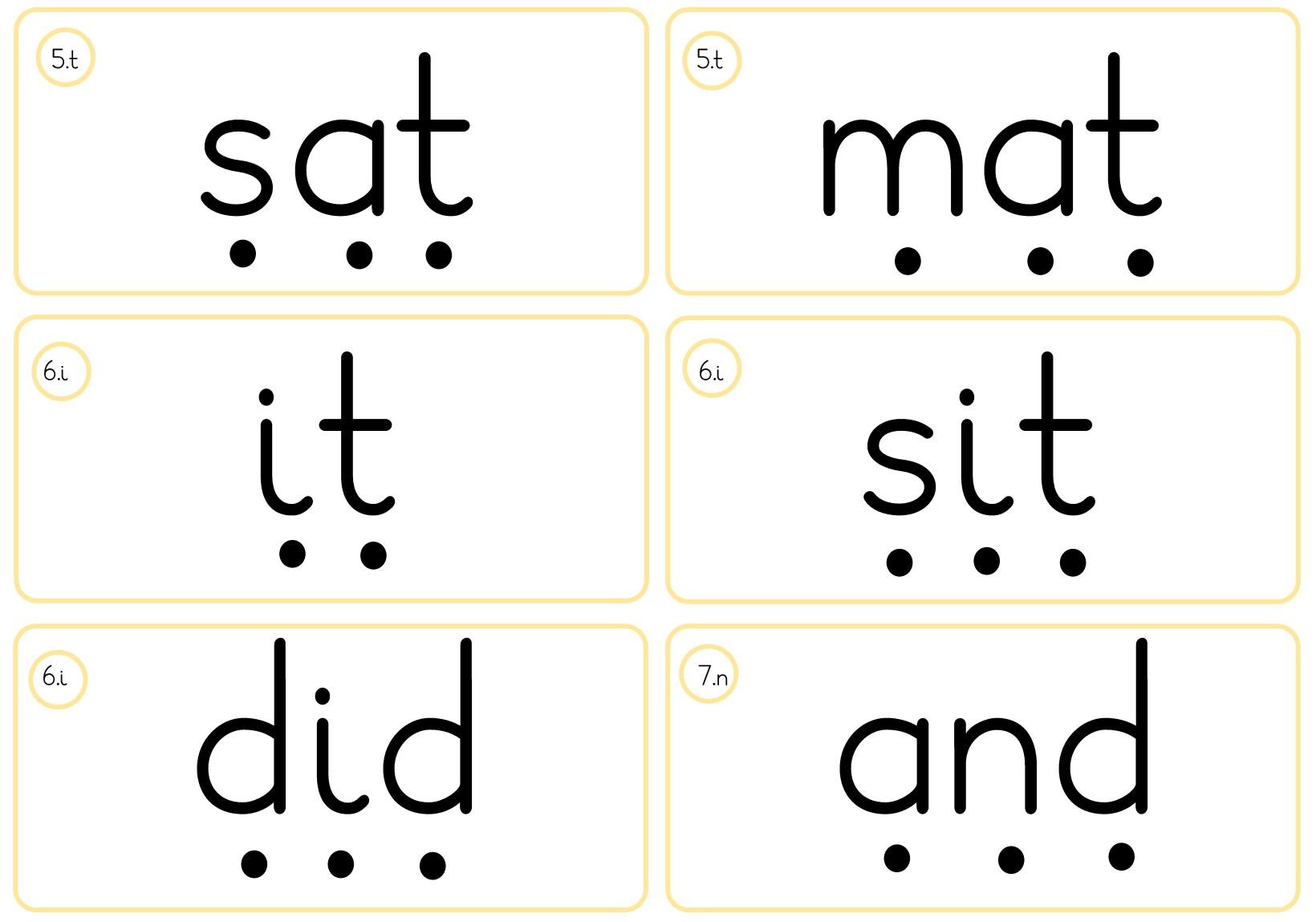 Sight Words and Decodable Words - Etsy