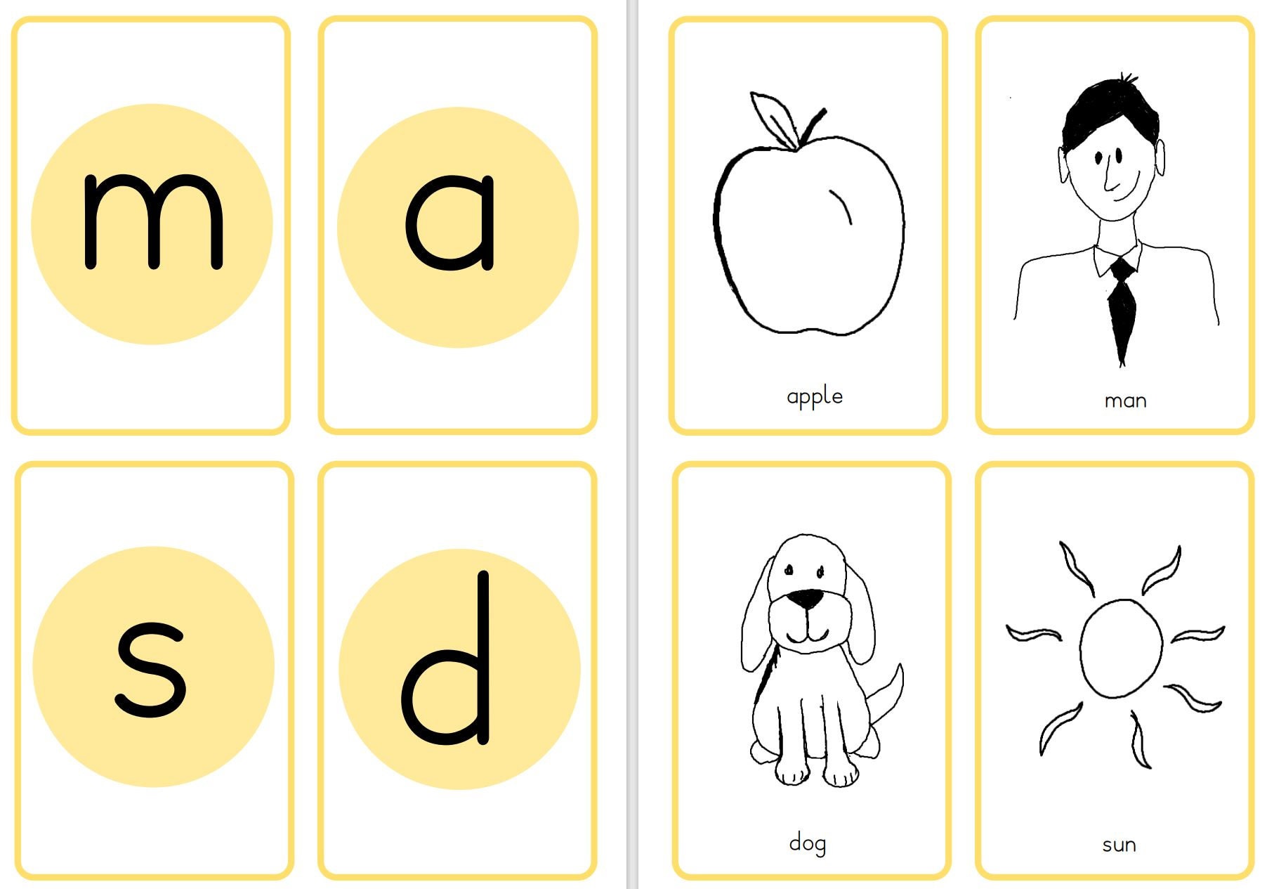 Printable Phonics Flashcards - Etsy