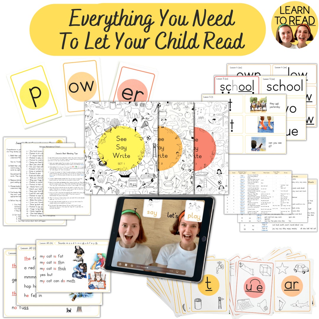 The Full 'learn to Read' Pack (everything in One - SAVE 20%) Digital ...