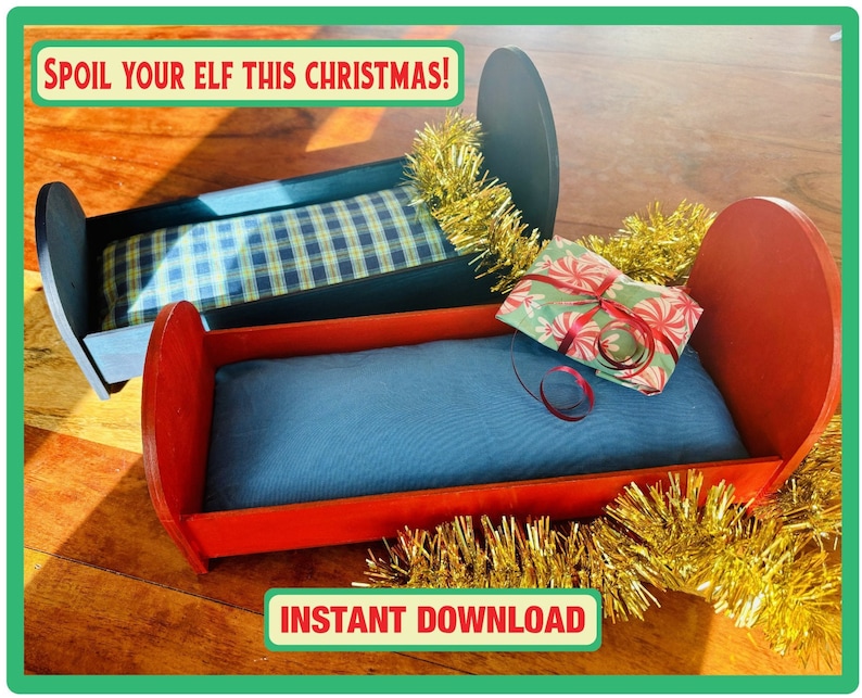 Elf Bed and Mattress, Svg Files - Etsy