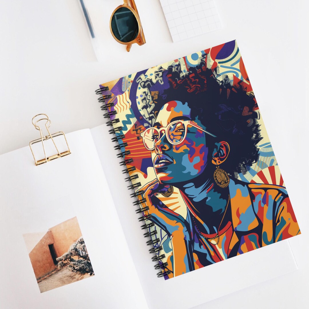 Artistic Spiral Notebook for Creative Minds, Colorful Journal for ...