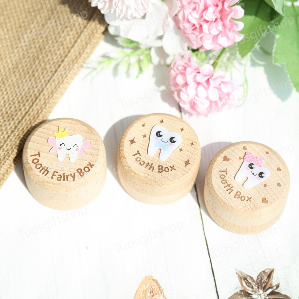 Personalized Wooden Tooth Fairy Coin Box,tooth Fairy Box,boy Girl ...