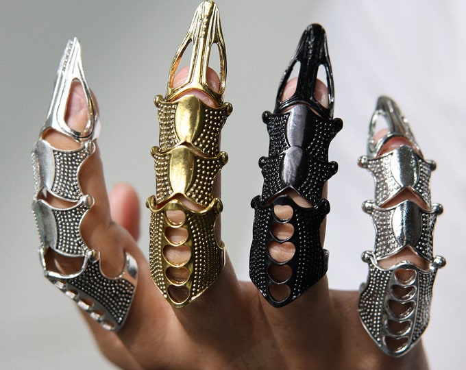 Made to Order / Finger Claws & Rings dracula Fantasy Costume, Gothic Claws, Vampire Costume ...