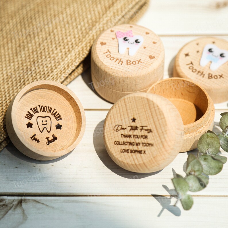 Personalized Wooden Tooth Fairy Coin Box,tooth Fairy Box,boy Girl ...