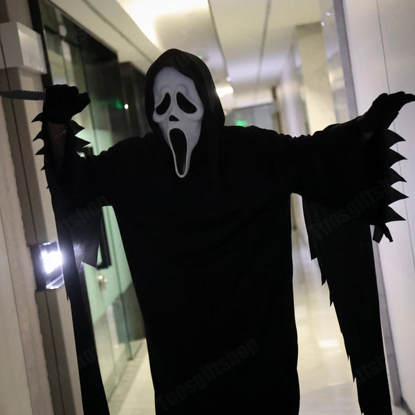 Ghost Face Scream Robe - Etsy