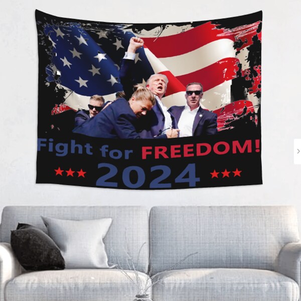 Trump Assasination Attempt Flag - Etsy