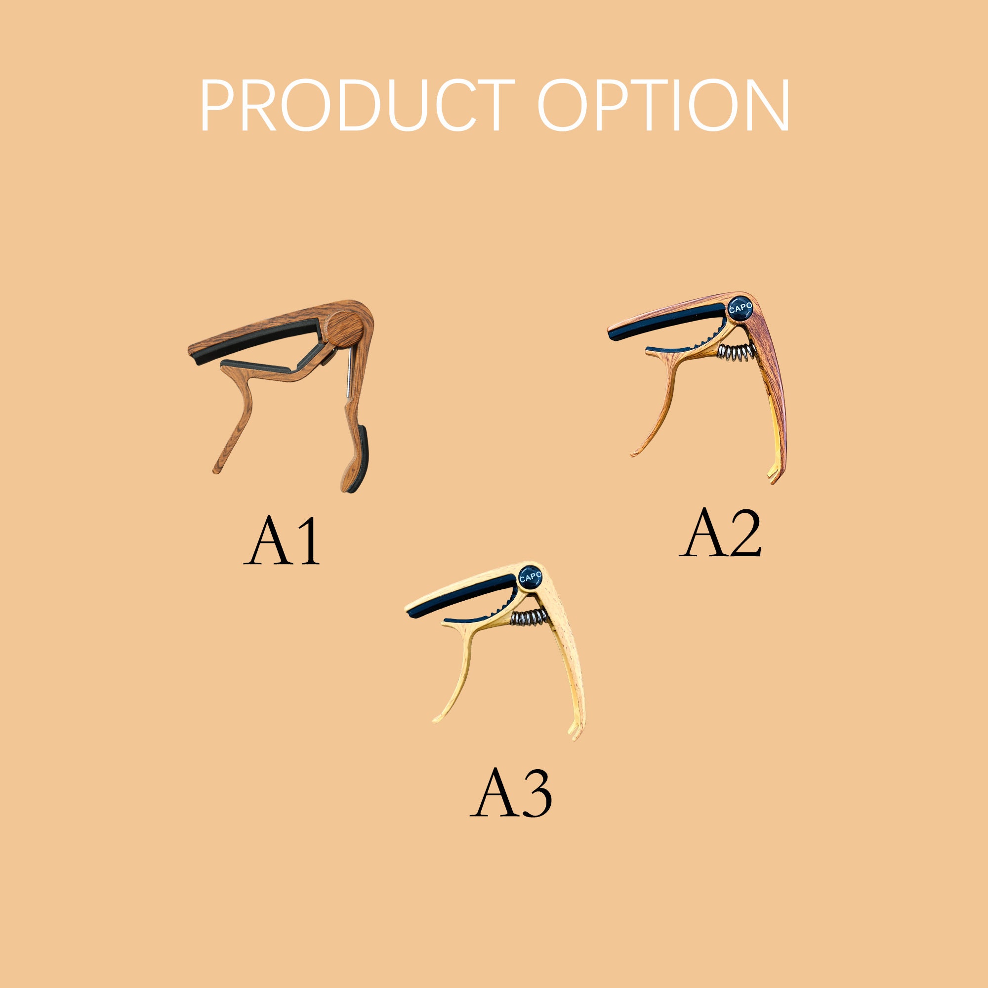 Personalized Guitar Capo,wooden Guitar Capo, Engraved Guitar Pick ...