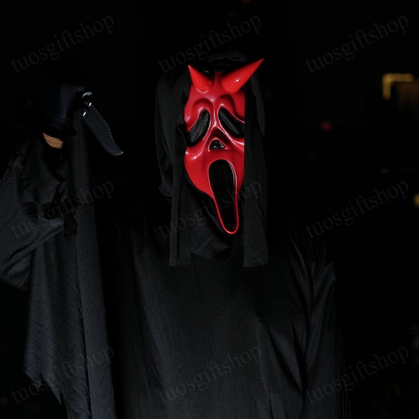Ghostface Devil Mask - Etsy