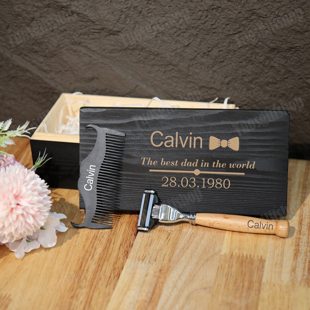 Personalized Wood Razor, Wood Razor Men, Groomsmen Gifts, Custom Razor ...
