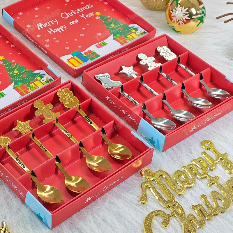 Christmas Spoons - Etsy