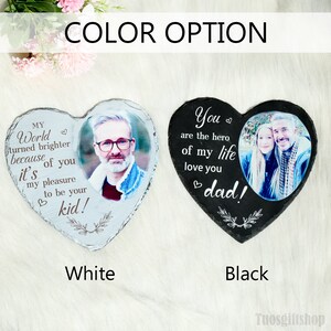 Custom Slabstone,personalized Memorial Gift,photo Slate Heart Shape,in ...