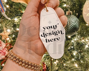 Beige Motel Keychain Mockup, Bookish Mockup, Book Mockup, Hotel ...