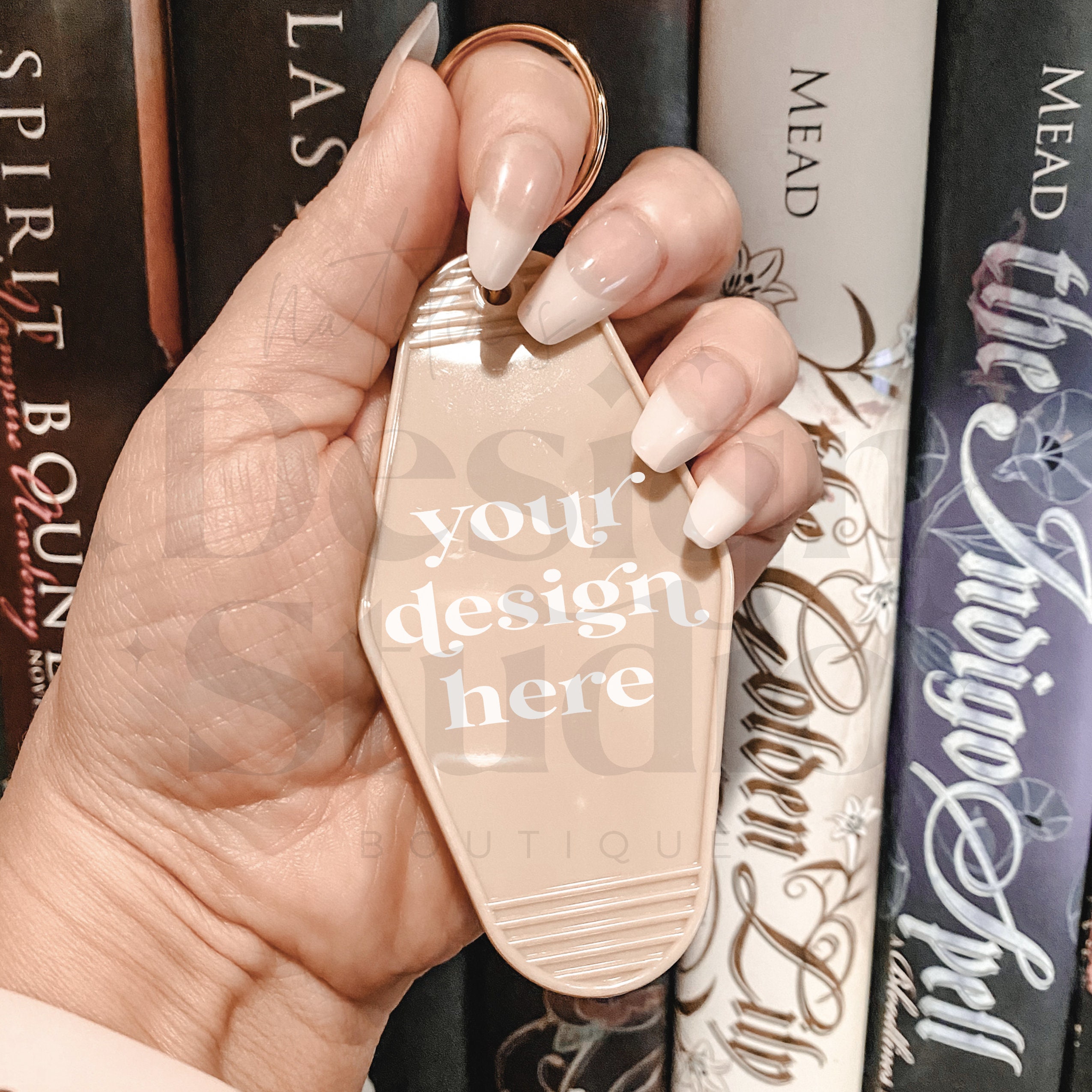 Beige Motel Keychain Mockup, Bookish Mockup, Book Mockup, Hotel ...