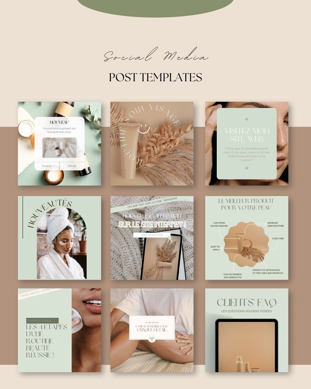 50 Instagram Post Templates - Etsy