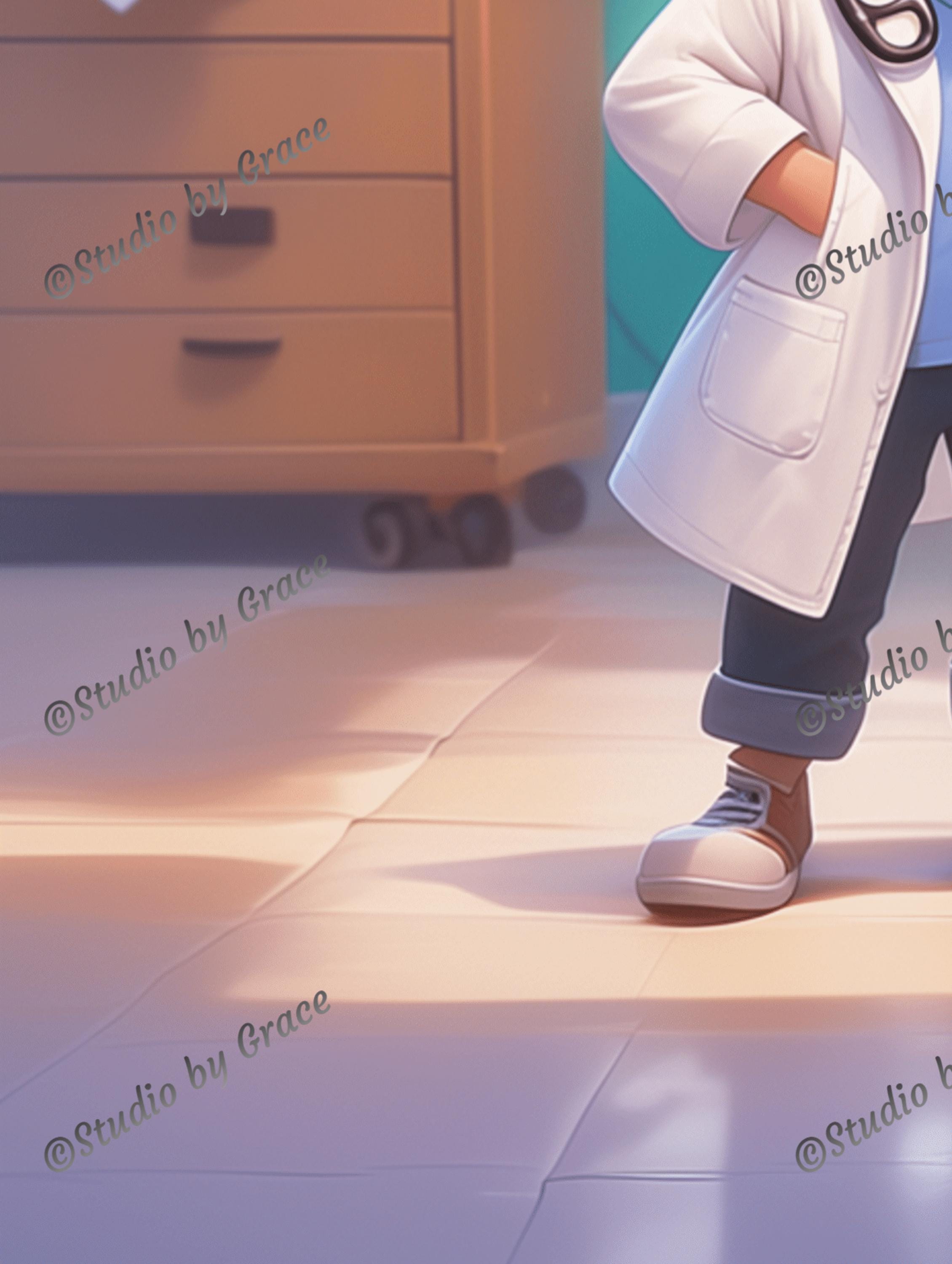 Future Doctor, Instant Download, Adorable, China, Cute Chinese Cartoon ...