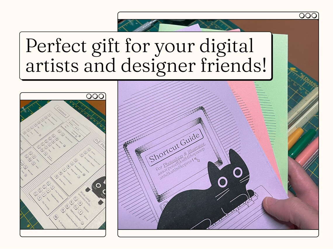 Printable Shortcut Guide for Photoshop and Illustrator, Keyboard ...