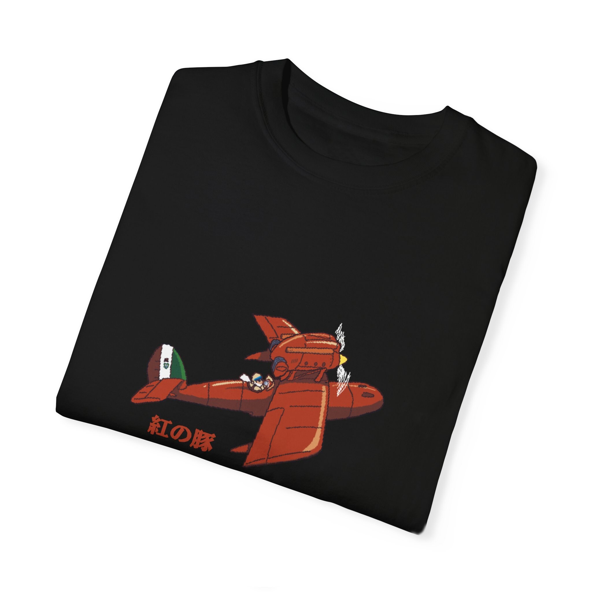 Pixel Rosso Porco Pixel Art Fan Tee - Etsy