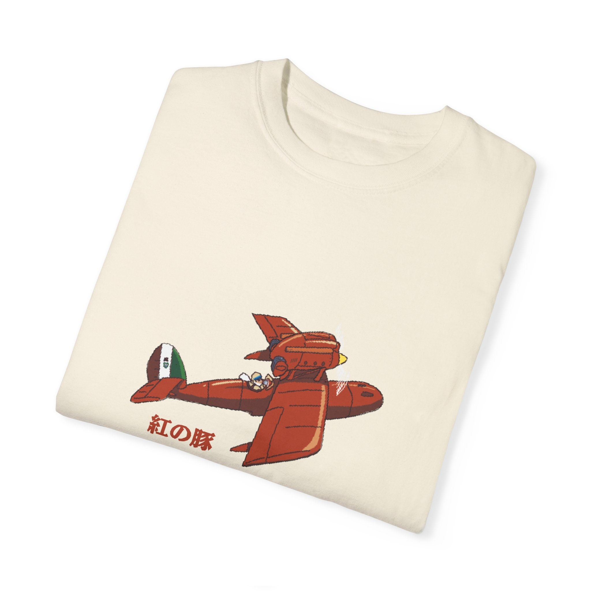 Pixel Rosso Porco Pixel Art Fan Tee - Etsy