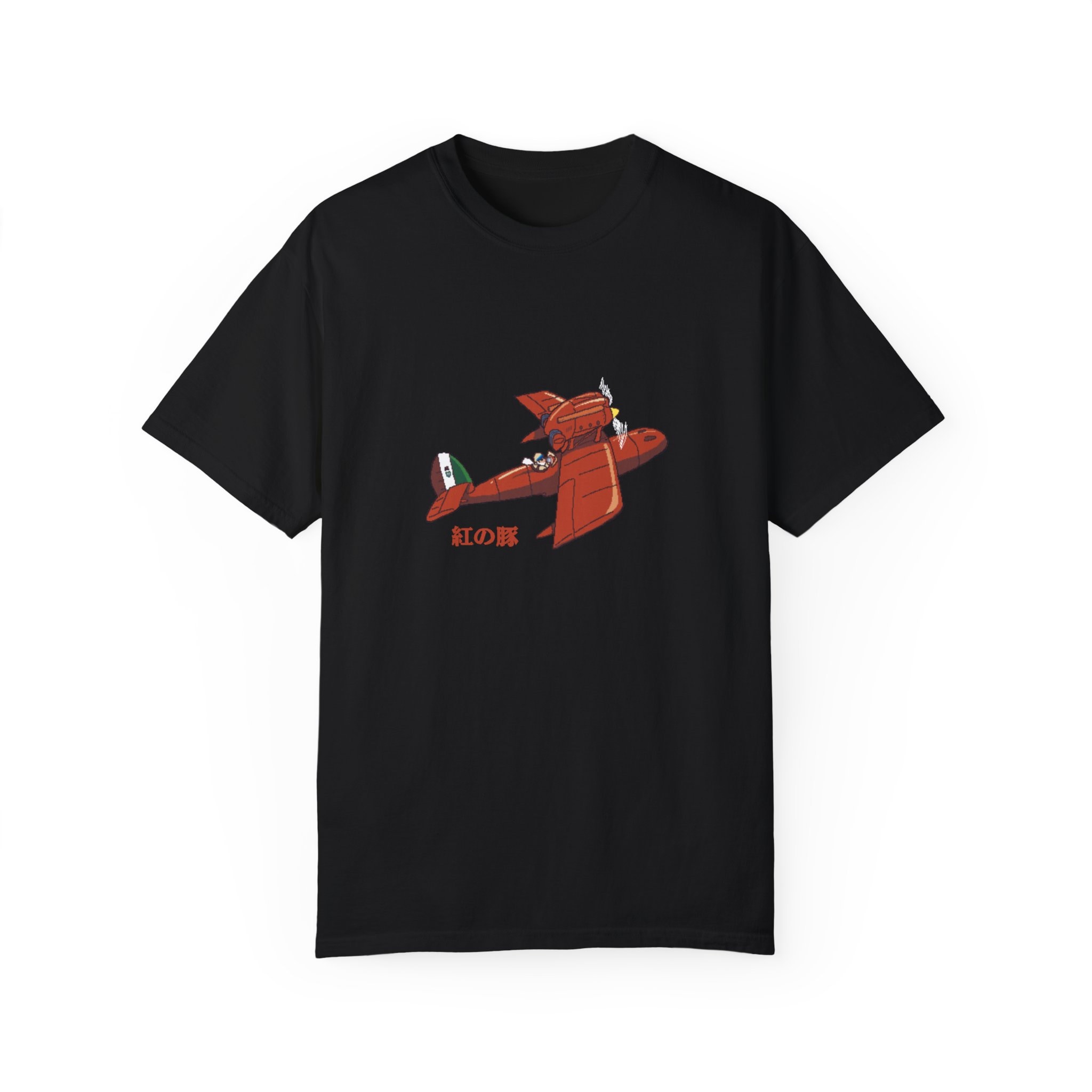 Pixel Rosso Porco Pixel Art Fan Tee - Etsy