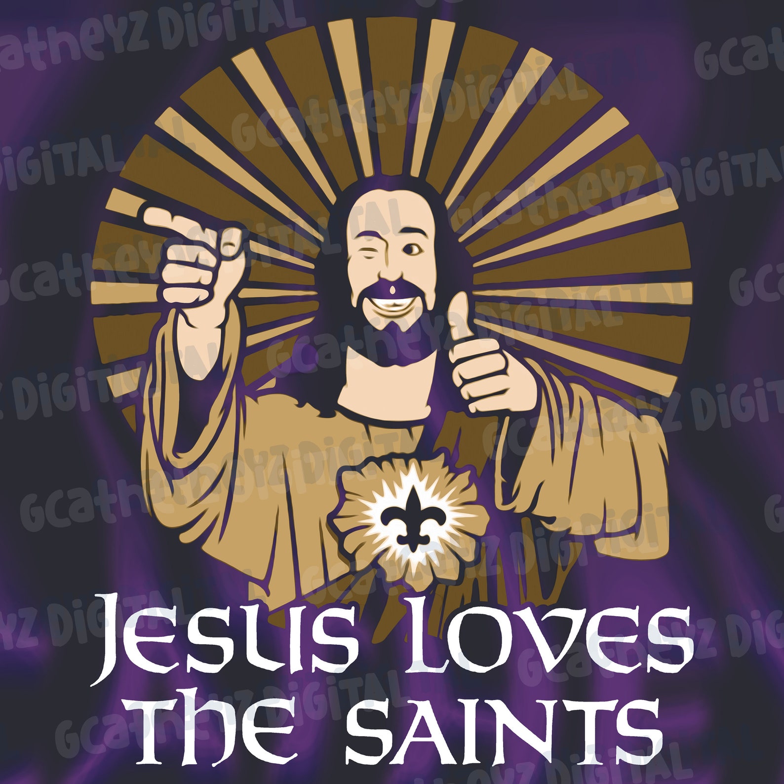 Jesus Loves the Saints Jesus Meme Sublimation Download, Lord Idea PNG ...