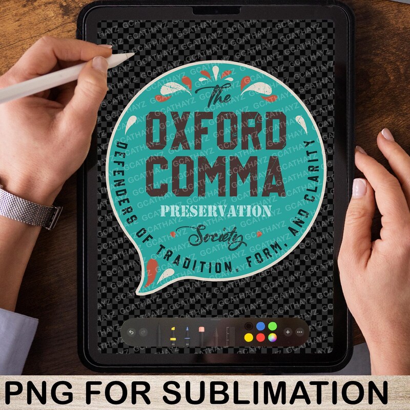 Oxford Comma - Etsy