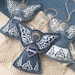 Upcycled Denim Angel Ornament – Personalized With a Heart or Star Charm ...