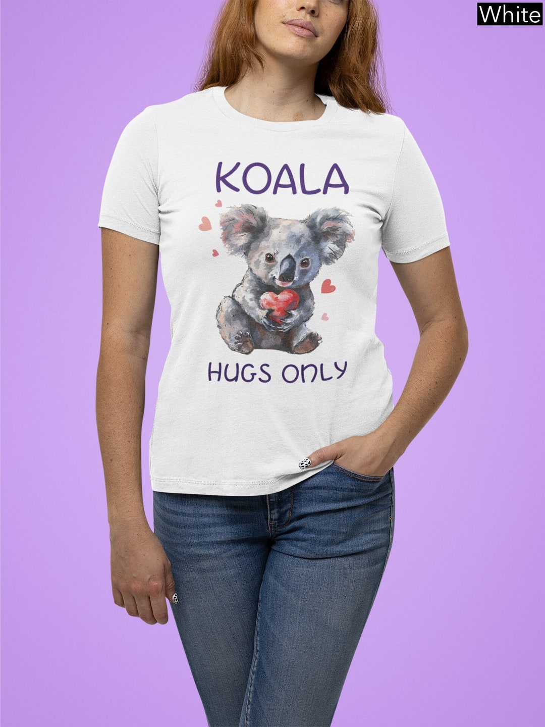 Koala Shirt, Koala Lover Gift, Cute Animal T-shirt, Marsupial Womens ...