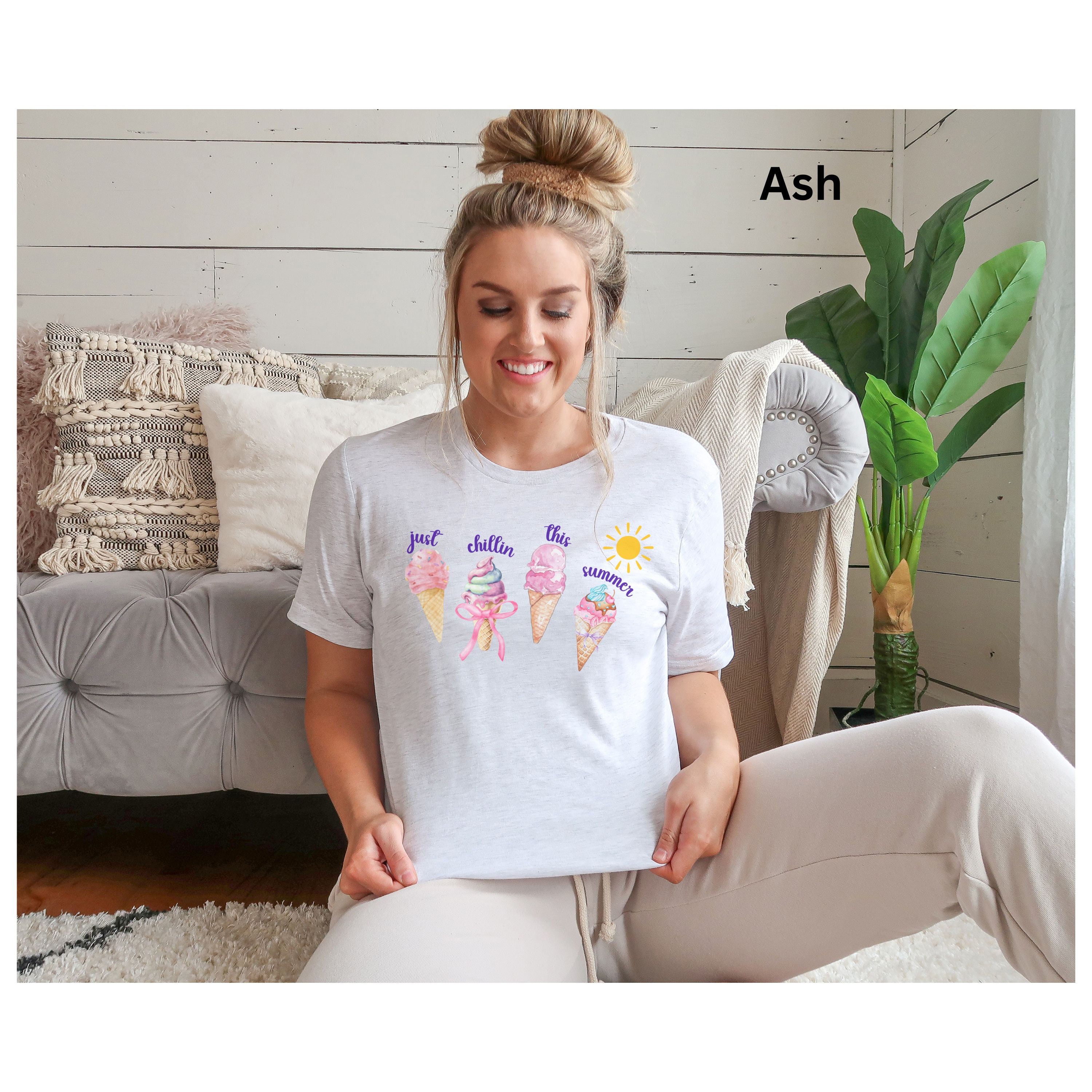 Ice Cream and Sunshine Shirt, Gelato Lover T-shirt, Custard Maker Tee ...