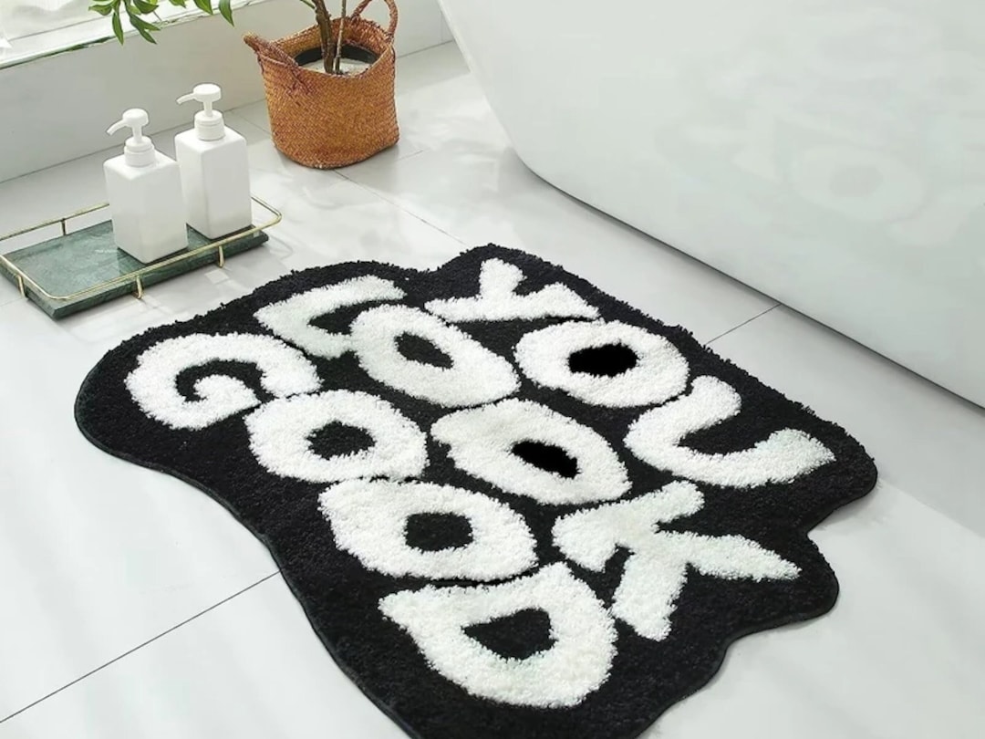 Charming 'you Look Good' Tuffed Rug Handcrafted, Cozy Living Room Decor ...