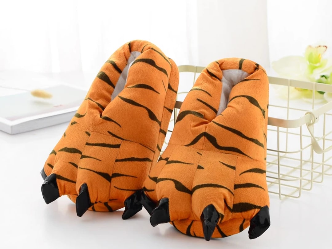 Cute Monster Claw Slippers Animal Paw Soft Plush Kids' - Etsy