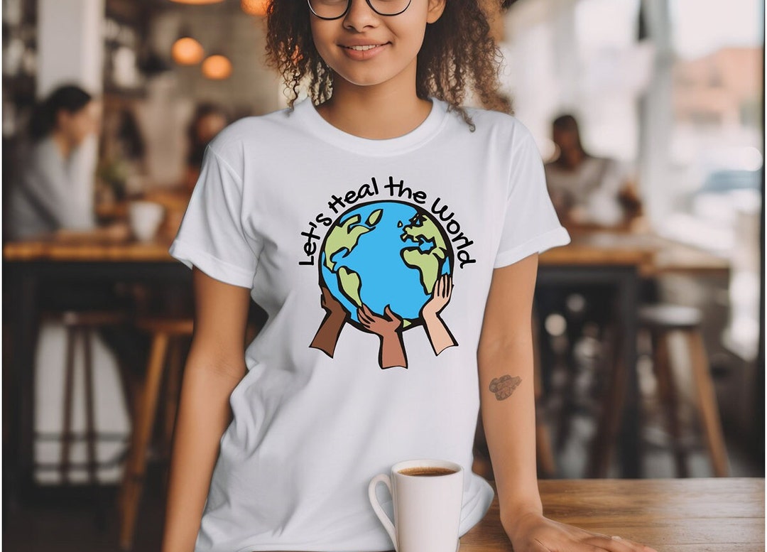 Lets Heal the World Positive Tee Shirt, Unisex Jersey Short Sleeve Tee ...