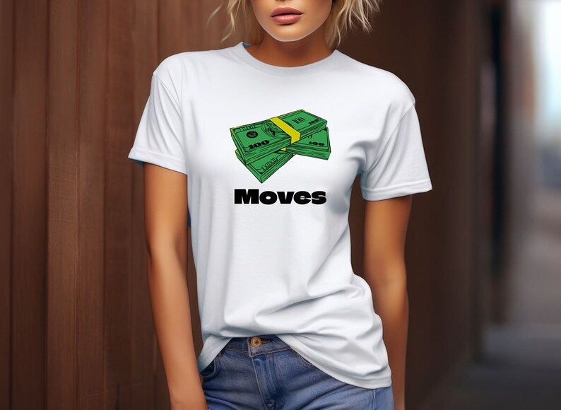 Money Moves Cash Tee Shirt, Unisex Jersey Short Sleeve Tee - Etsy