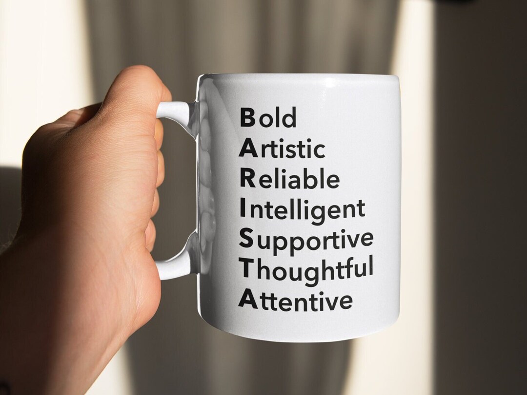 BARISTA Ceramic Mug White 11oz, Gift for Barista, Barista Mug, Funny ...