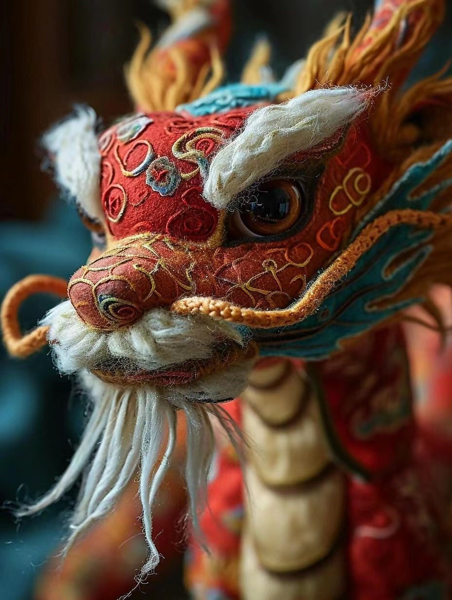 Dragon Doll, Handmade Woolen Felt Customized Doll - Etsy Canada