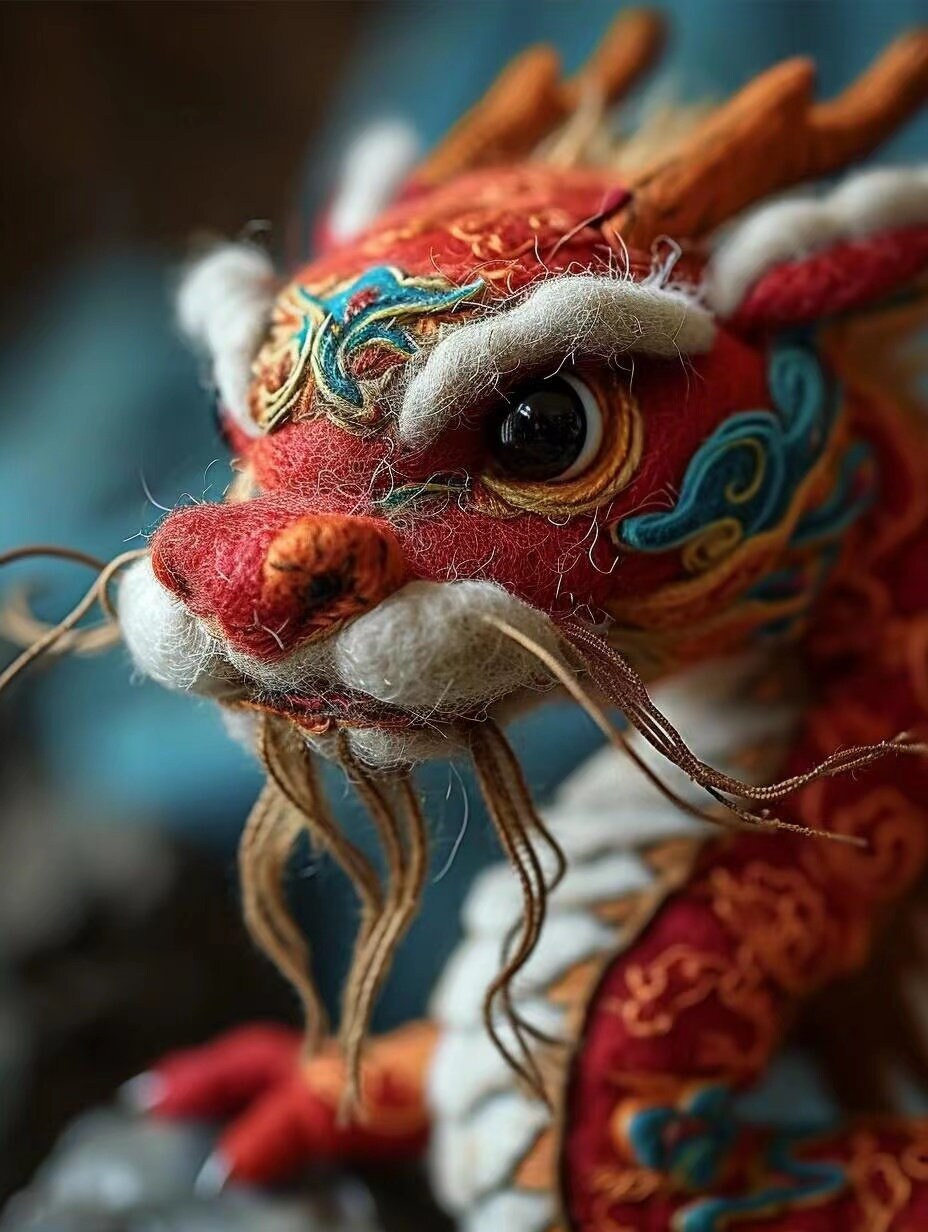 Dragon Doll, Handmade Woolen Felt Customized Doll - Etsy Canada