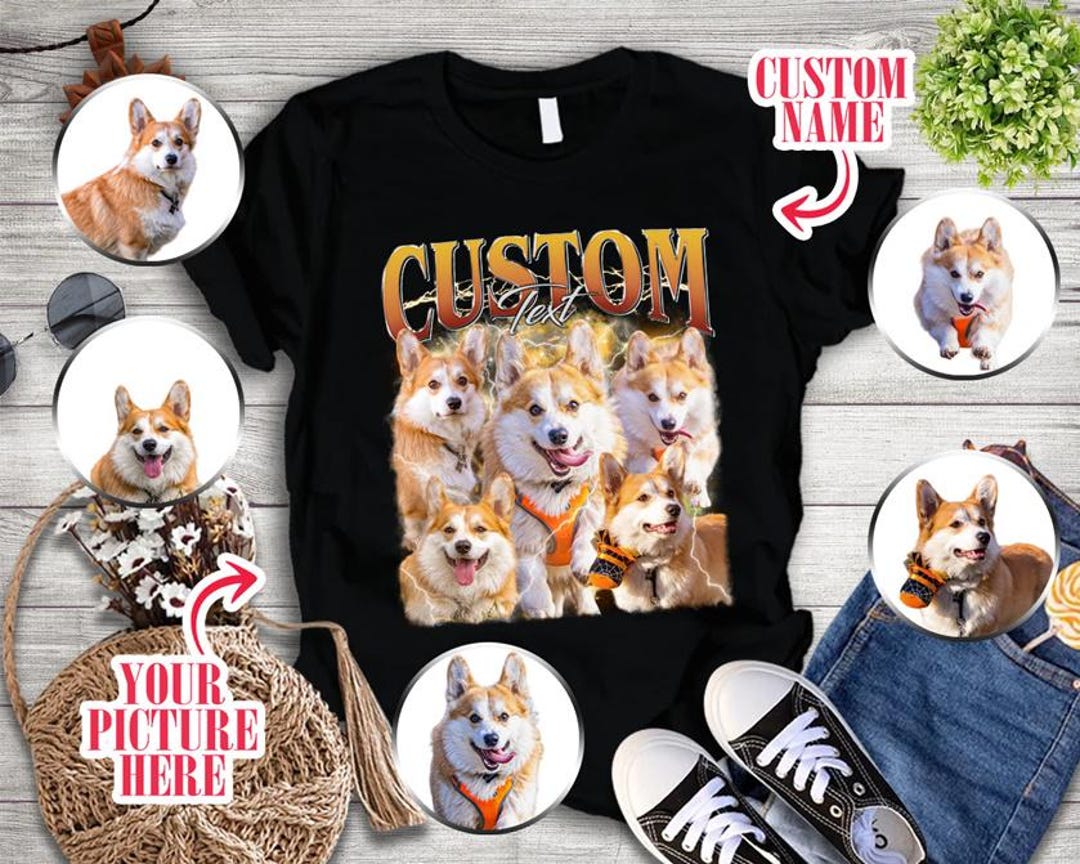 Custom Bootleg Rap Pet Png, Custom Pet Png, Custom Photo Vintage ...