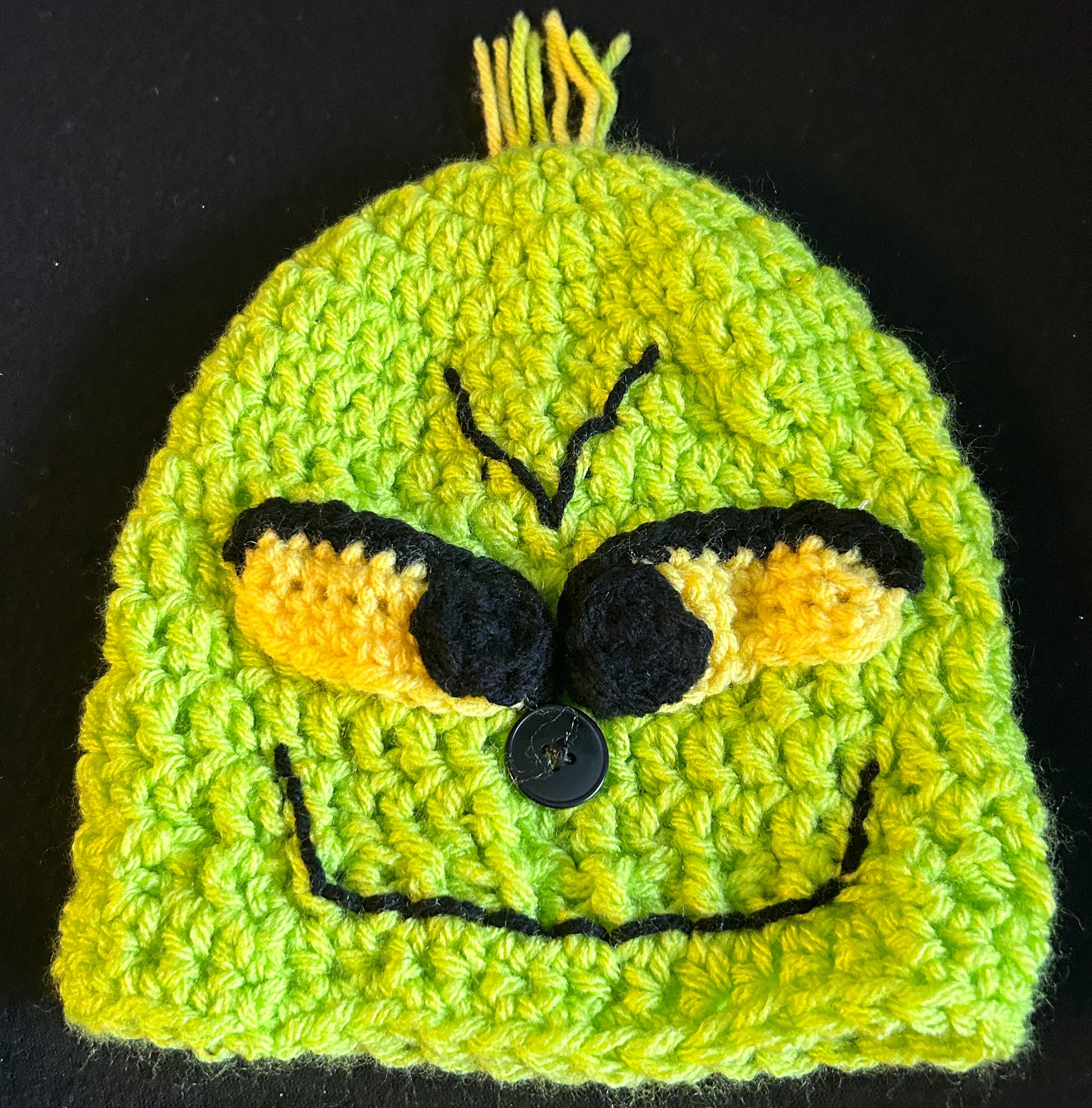 Crocheted Grinch Hat - Etsy