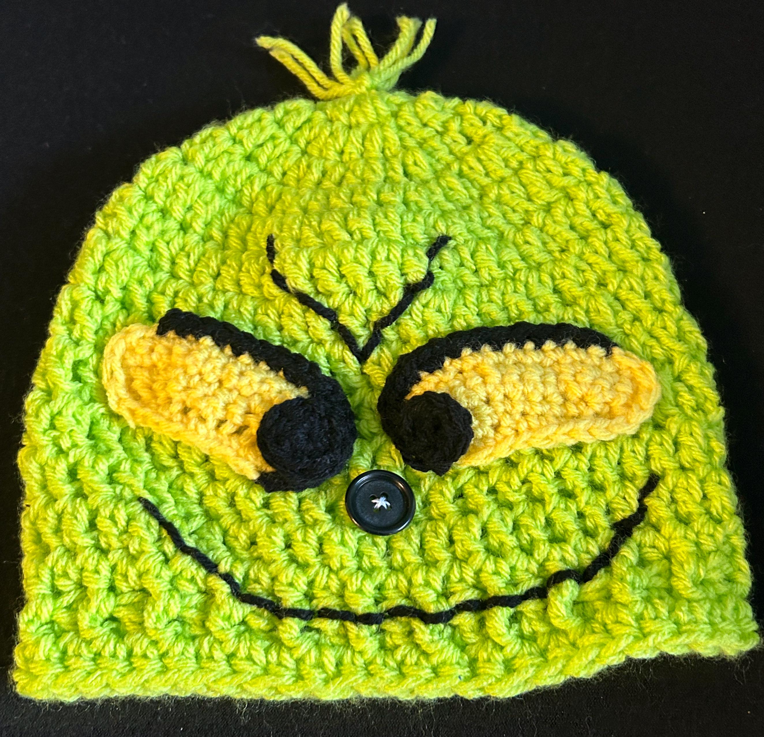 Crocheted Grinch Hat - Etsy