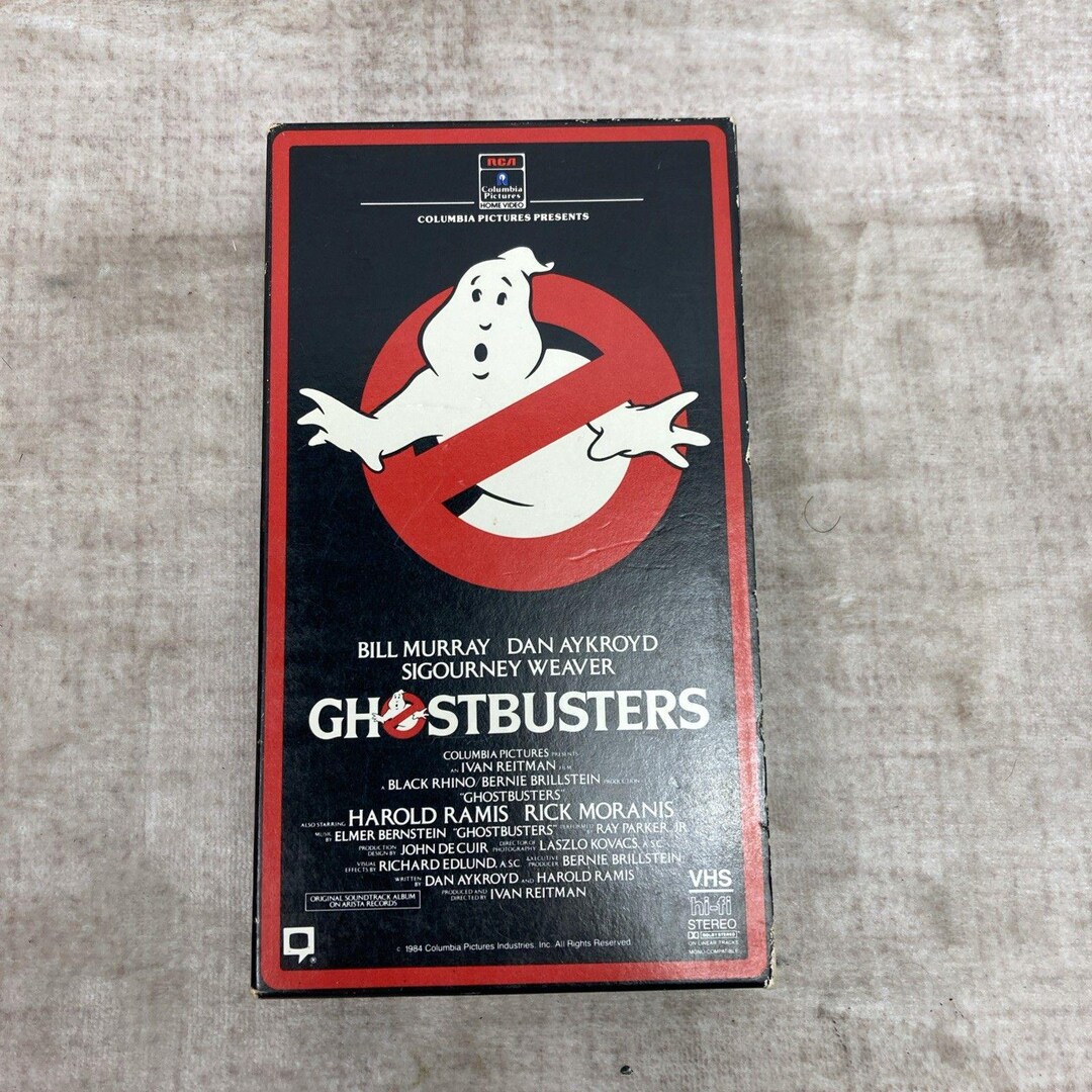 Vintage 1985 Ghostbusters VHS – RCA Columbia Red Border, Slipsleeve - Etsy