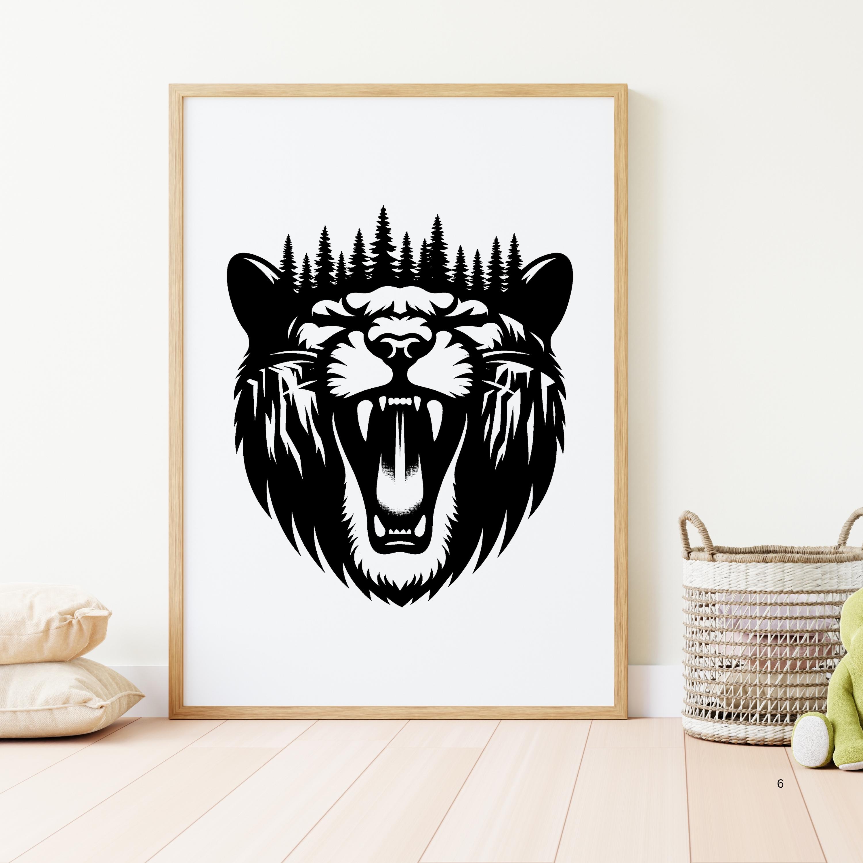 16 Creative Puma Head SVG Bundle | Artistic Big Cat Clipart Png Svg DXF ...