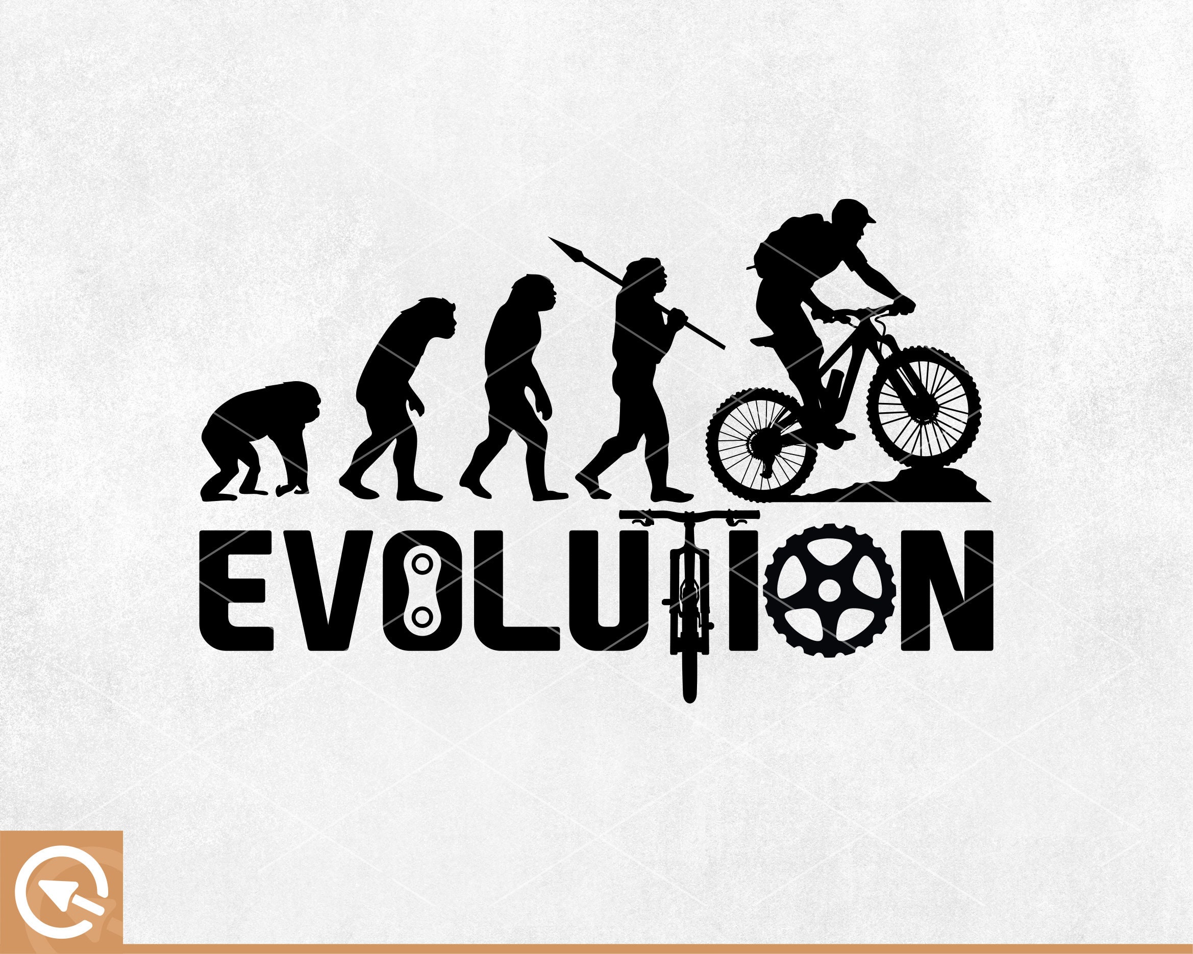 Evolution Mountain Bike Svg, Mtb Svg, Mountain Biking Svg, Cyclist Svg ...