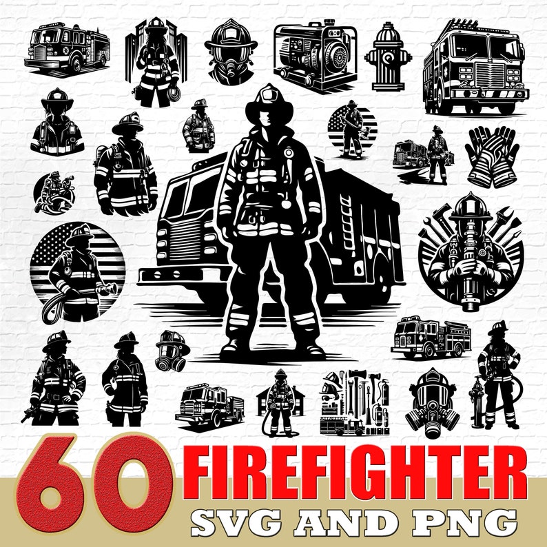 Bundle Firefighters Svg, Fire Dept Svg, Firefighters Png, First ...