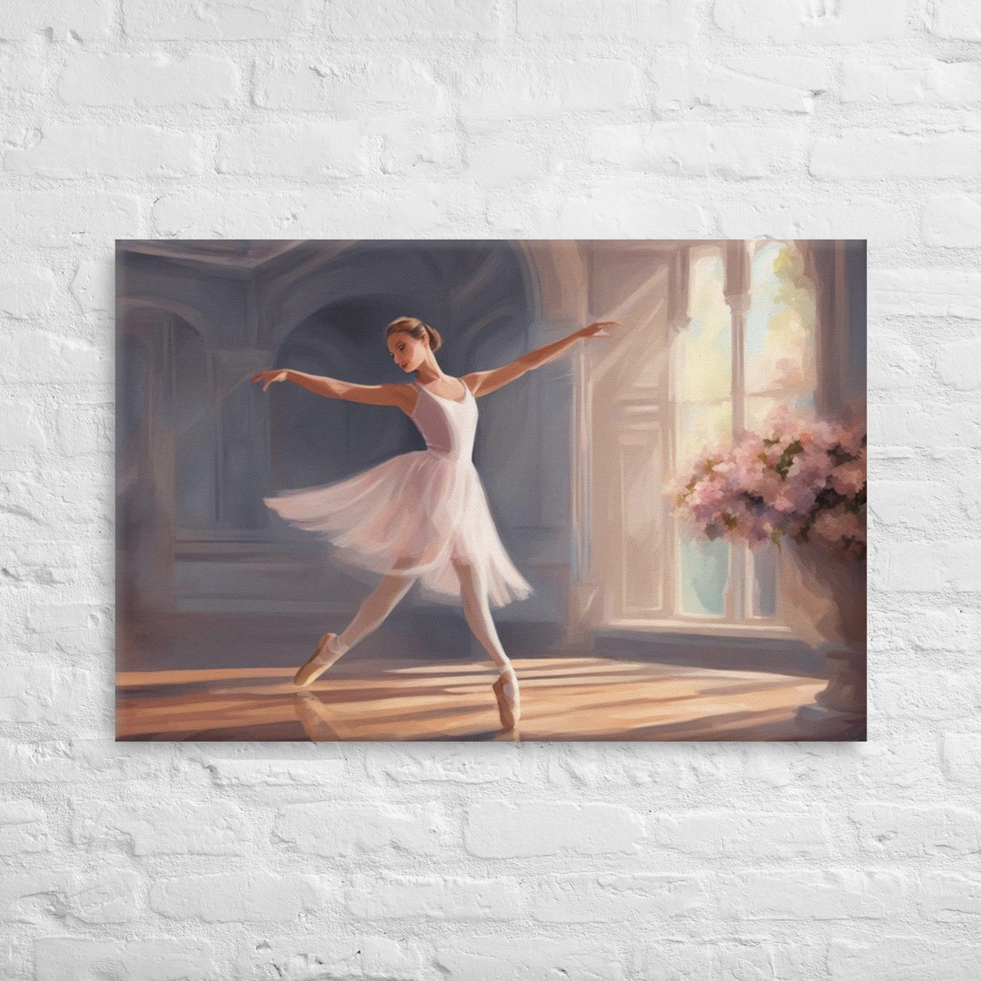 Ballerina Art: Ballet Dancer Wall Art Canvas Prints - Etsy UK