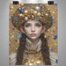 Klimt Inspired Elf Poster Art Nouveau Print Fantasy Wall Art Gustav ...