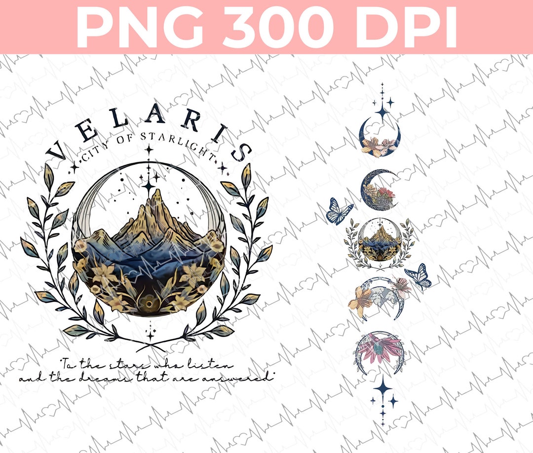 Velaris City of Starlight ACOTAR Png, to the Stars City of Starlight ...