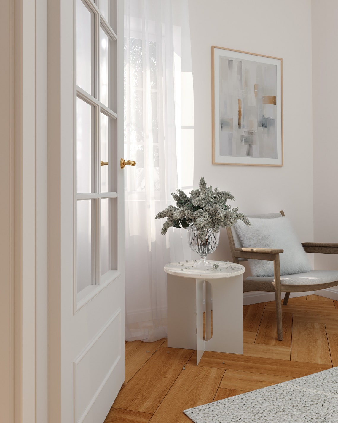 Greige Wall Art, Muted Colours Japandi Art Decor, Wabi Sabi Neutral ...