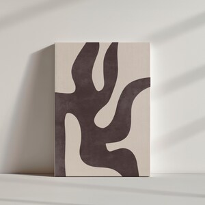 Modern Organic Neutral Colors Wall Art Set of 3, Earth Tones Coloes ...