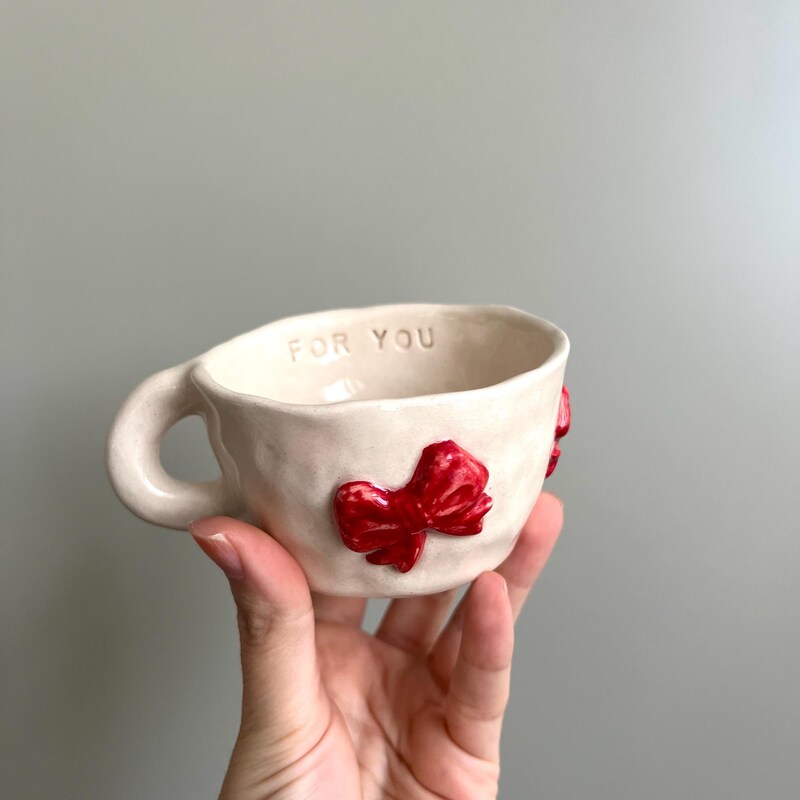 Red Mug - Etsy
